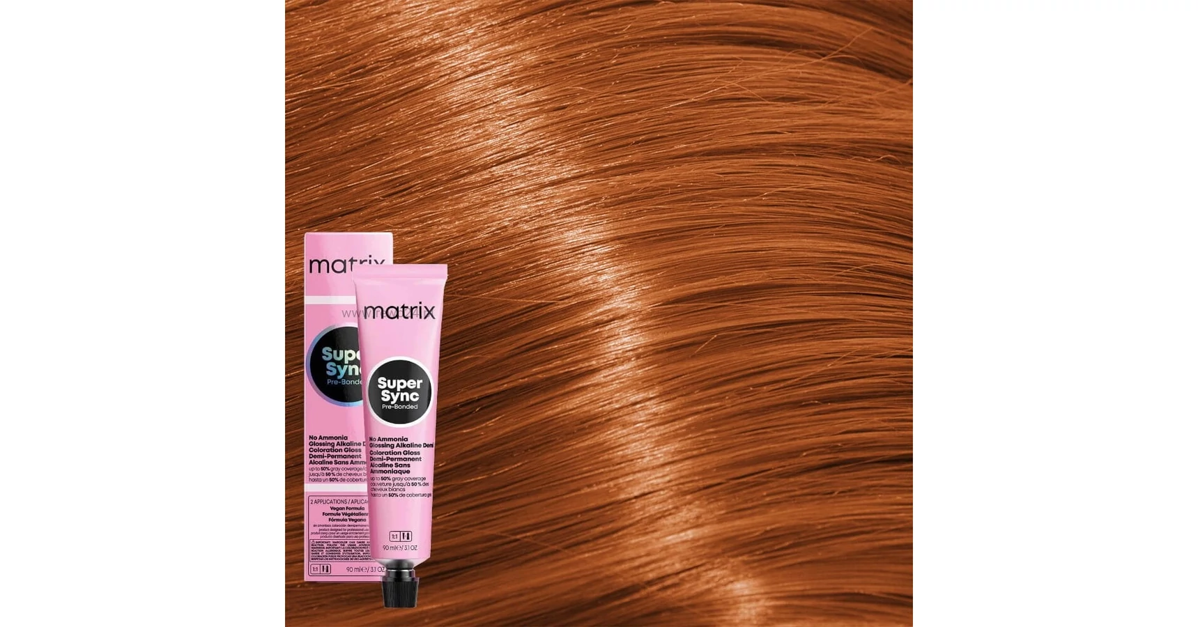 Matrix Super Sync Pre-Bonded ammóniamentes hajszínező 7CC+ - Matrix