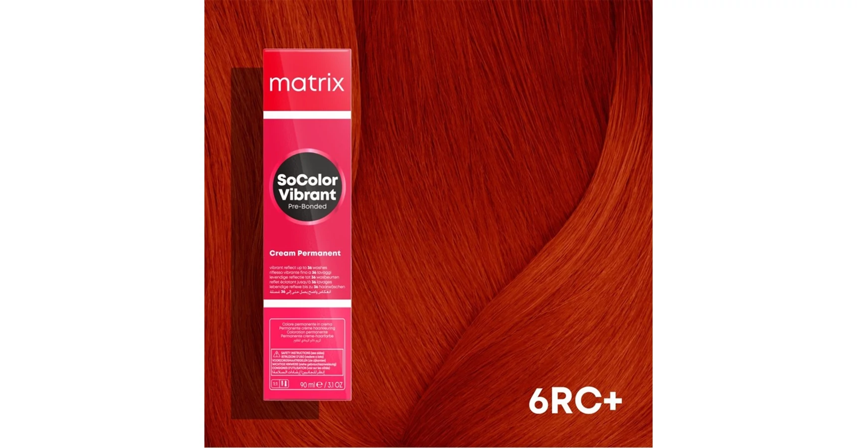 Matrix SoColor Pre-Bonded hajfesték 6RC+ / 6.64 - Matrix