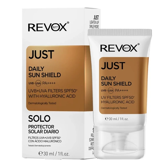 Revox B77 Just Daily Sun Shield ápoló arckrém SPF 50+, 30 ml - Revox